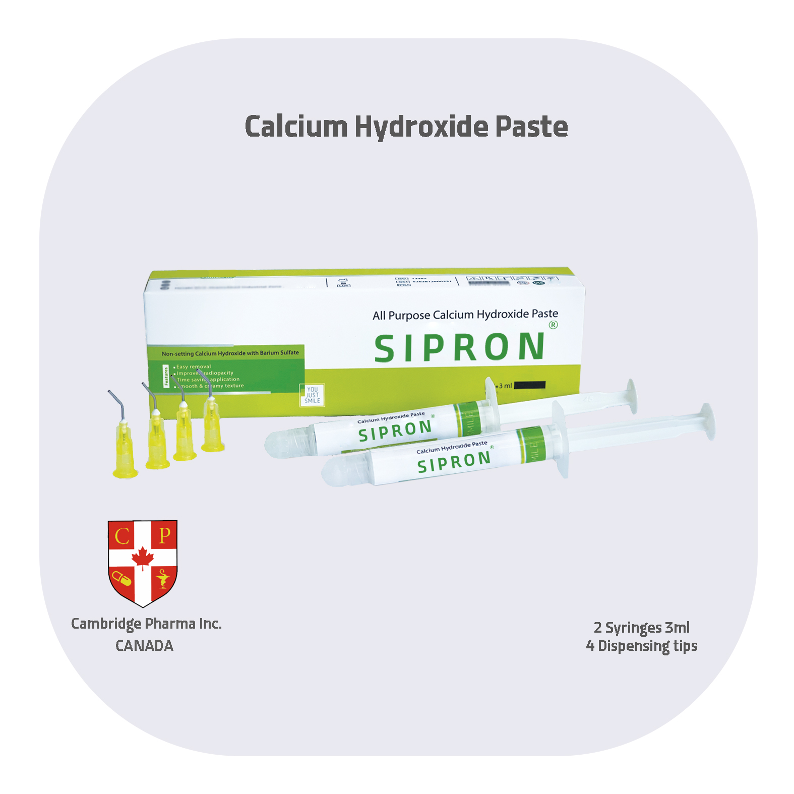 Calcium Hydroxide Paste – Cambridge Pharma